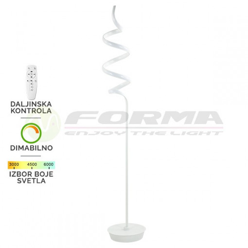 LED podna lampa F2027-48F WH