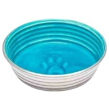 MMT Antiskid heavy dish with inside color blue