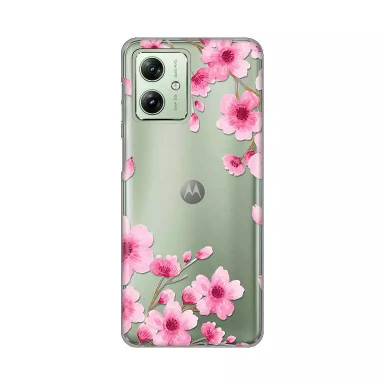 Maska silikon Print za Motorola Moto G54 Rose Flowers