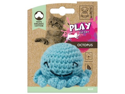 Oktopus igračka za mace – plava