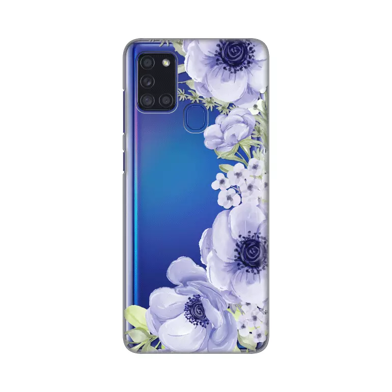 Maska silikon Print za Samsung A21s Blue Roses