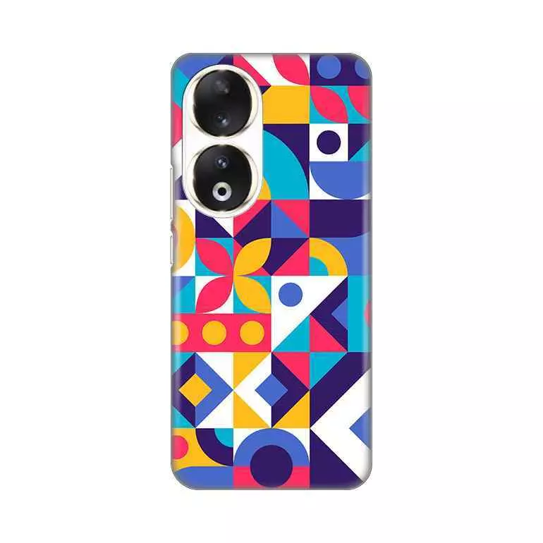 Maska silikon Print za Honor 90 Colorful Mosaic