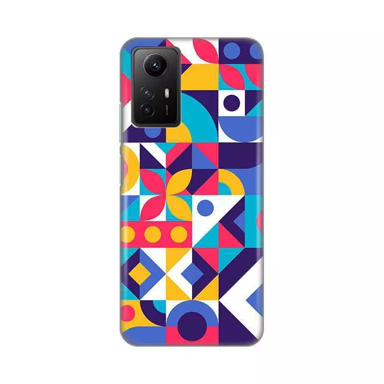 Maska silikon Print za Xiaomi Redmi Note 12S EU Colorful Mosaic