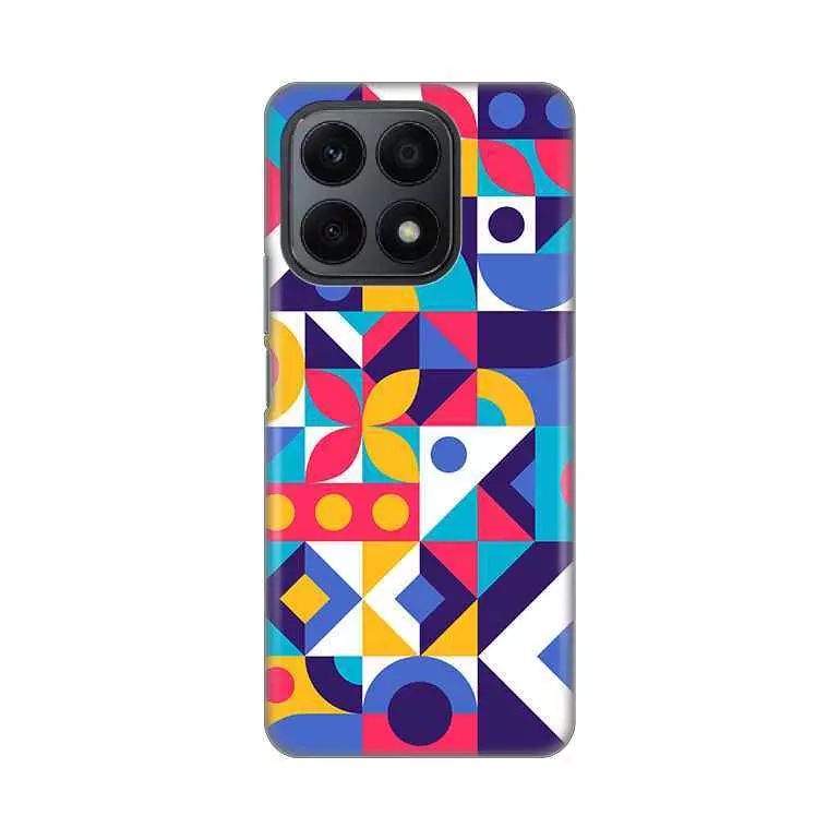 Maska silikon Print za Honor X8a Colorful Mosaic