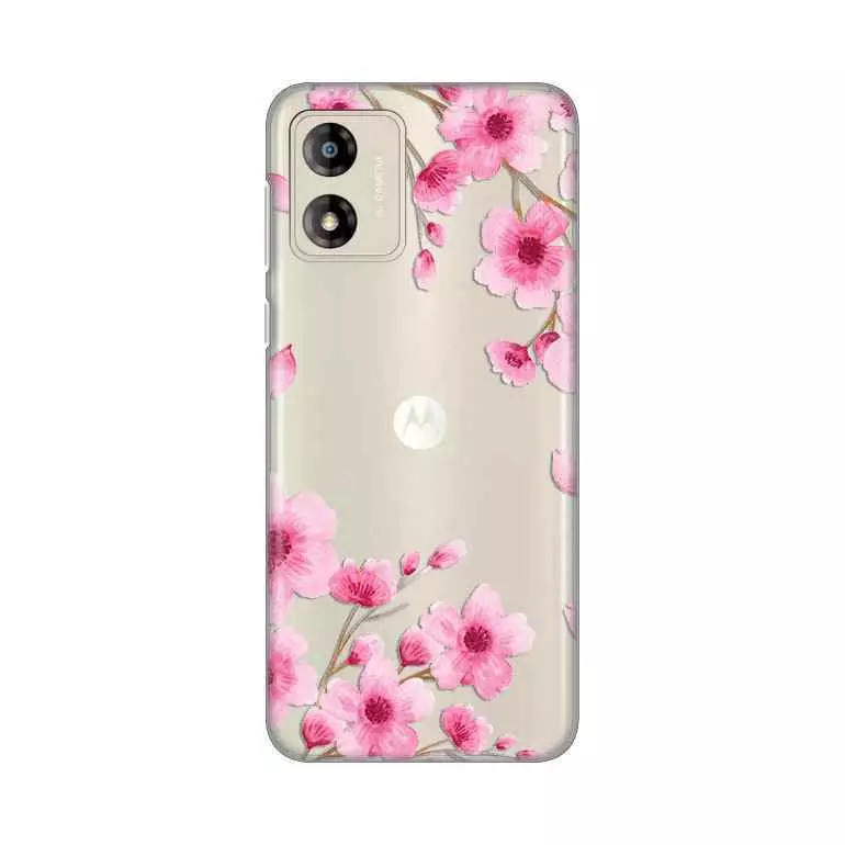 Maska silikon Print za Motorola Moto E13 Rose flowers