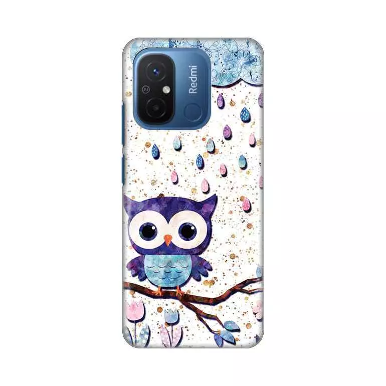 Maska silikon Print za Xiaomi Redmi 12C Owl