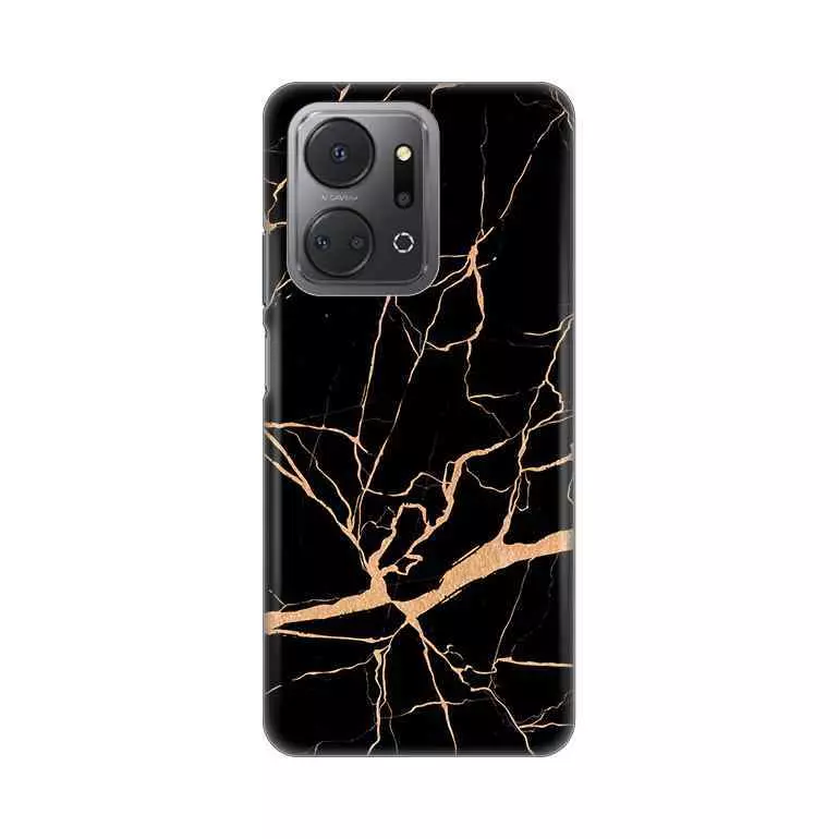 Maska silikon Print za Honor X7a All Black