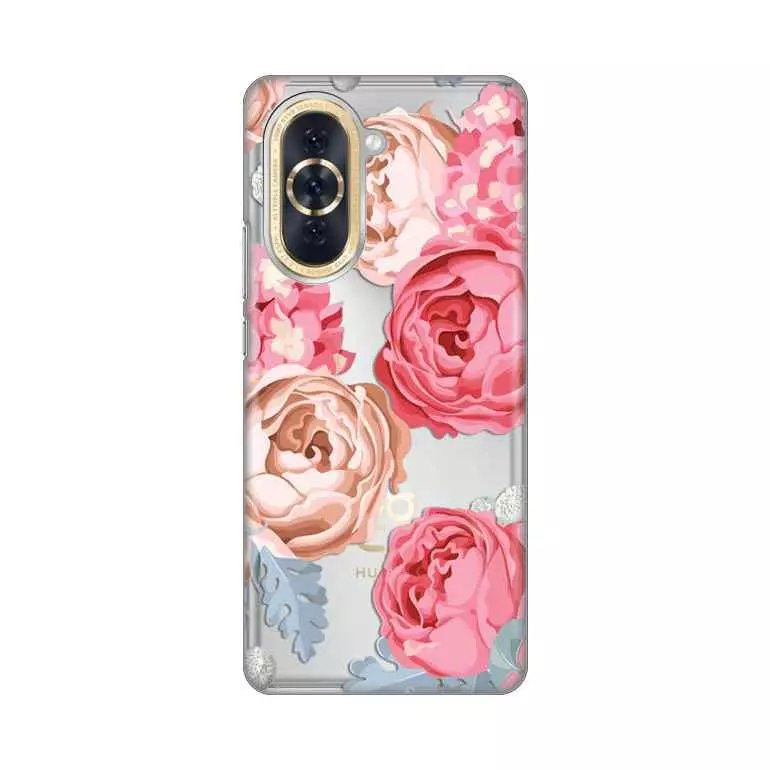 Maska silikon Print za Huawei Nova 10 Pink Flowers