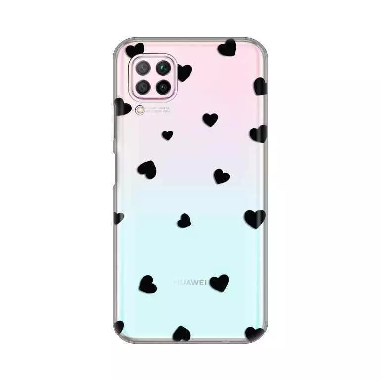 Maska silikon Print za Huawei P40 Lite/Nova 6 SE Hearts