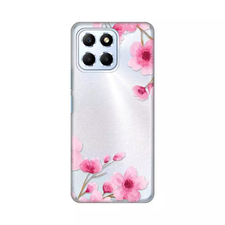 Maska silikon Print za Honor X6 Rose flowers