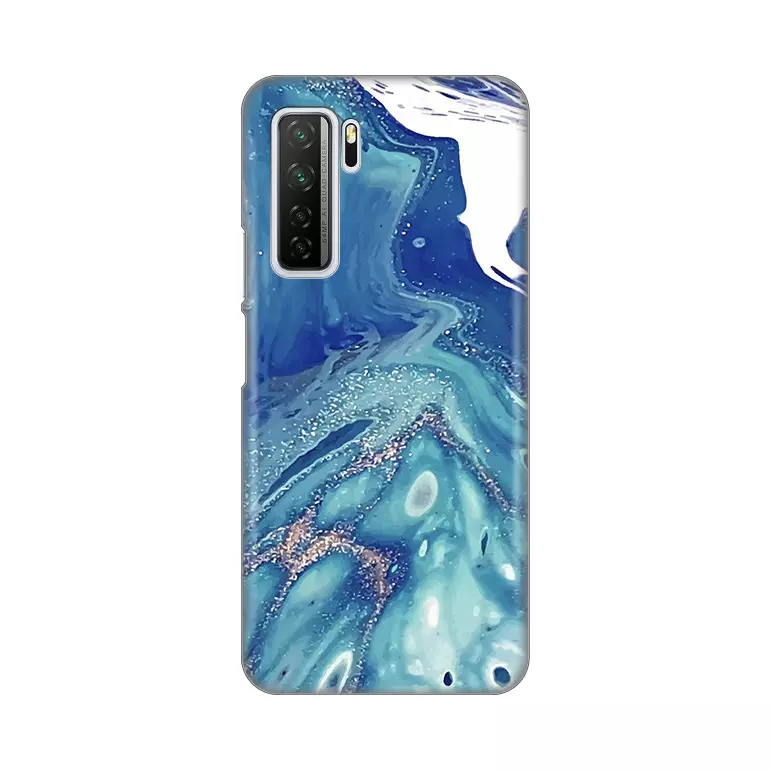 Maska silikon Print za Huawei P40 Lite Blue Marble