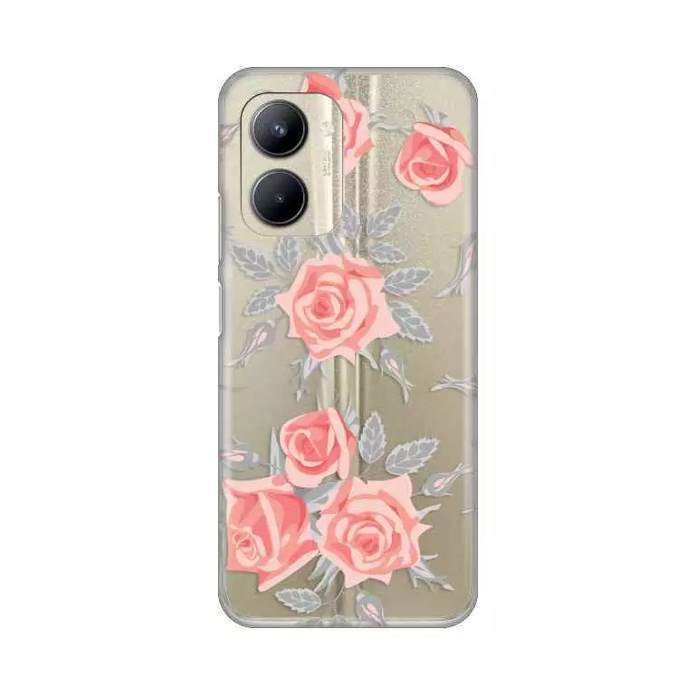 Maska silikon Print za Realme C33 Elegant Roses