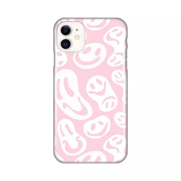 Maska silikon Print za iPhone 11 Pink Smiles