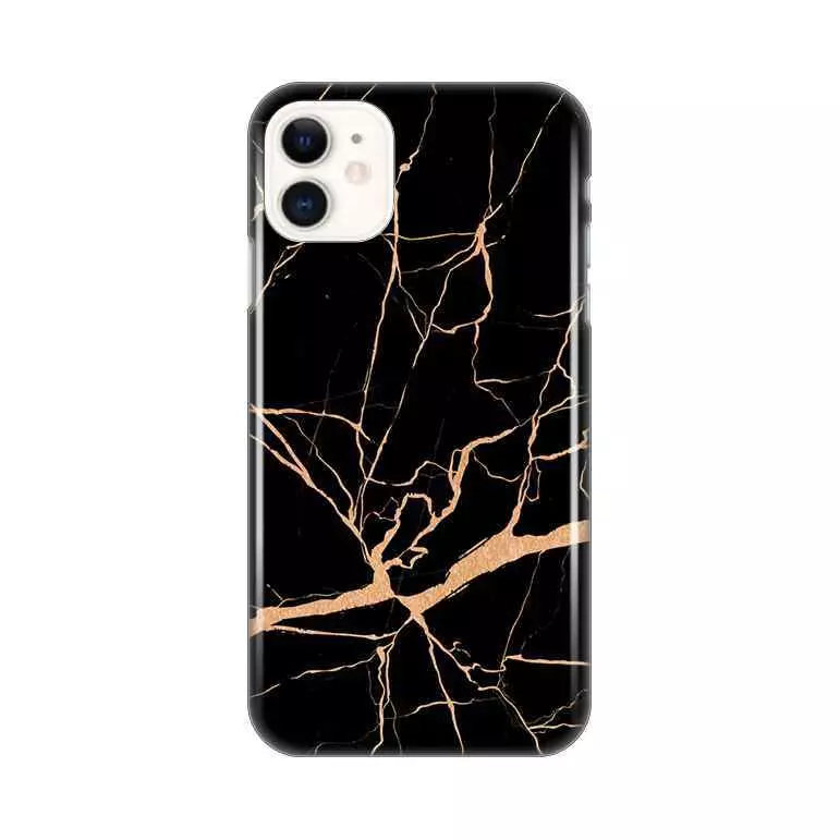 Maska silikon Print za iPhone 11 All Black