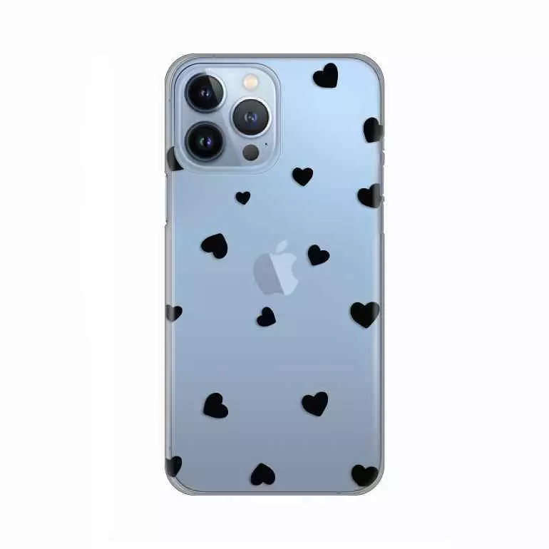 Maska silikon Print za iPhone 13 Pro Max Hearts