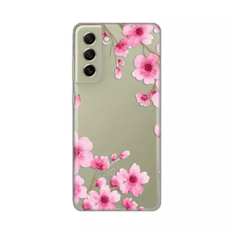 Maska silikon Print za Samsung S21 FE Rose Flowers