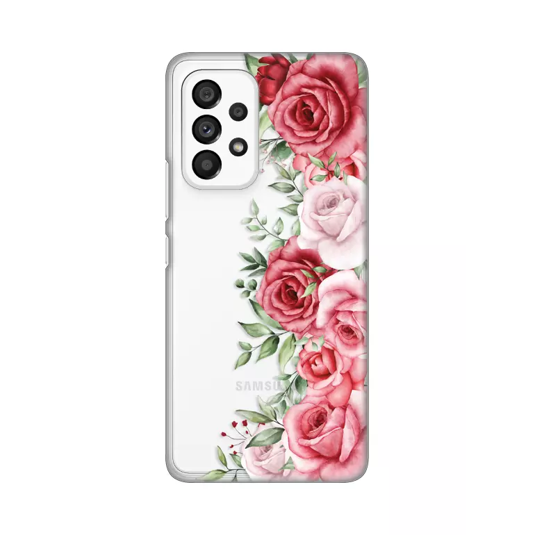 Maska silikon Print za Samsung A53 5G Wild Roses