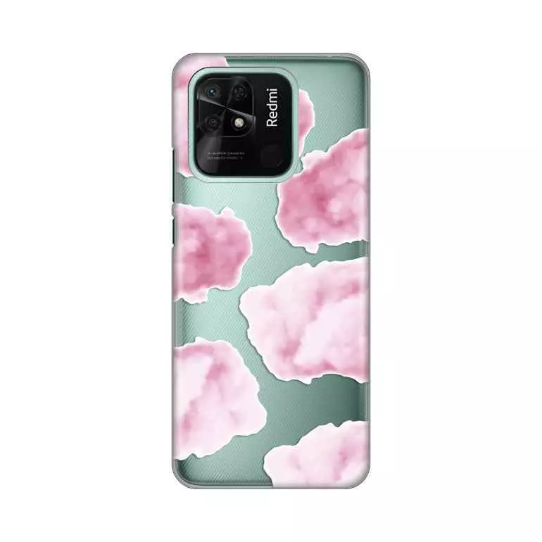 Maska silikon Print za Xiaomi Redmi 10C Pink Clouds