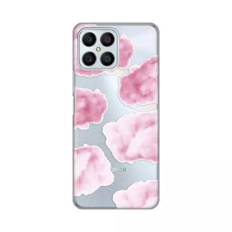 Maska silikon Print za Honor X8 Pink Clouds