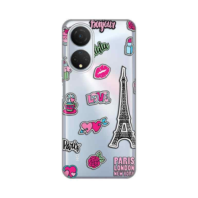 Maska silikon Print za Honor X7 Love Paris