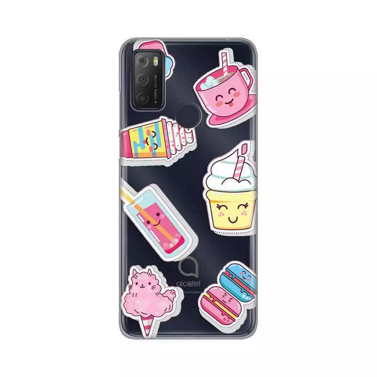 Maska silikon Print za Alcatel 1S 2021/3L 2021/A1 Alpha 21 Ice cream