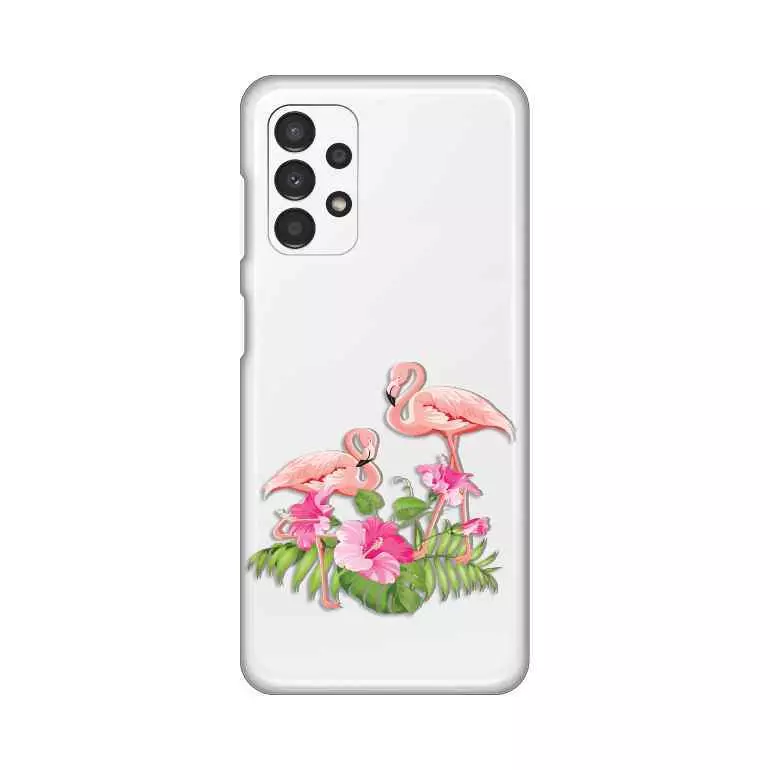 Maska silikon Print za Samsung A13 4G Flamingo