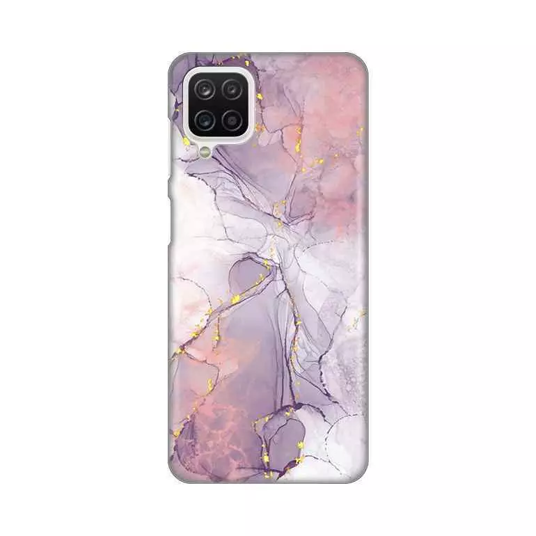 Maska silikon Print za Samsung A12 Pink Marble