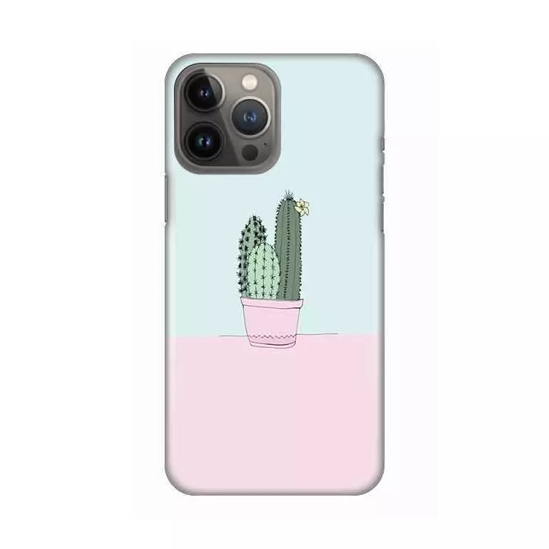 Maska silikon Print za iPhone 13 Pro Max Cactus