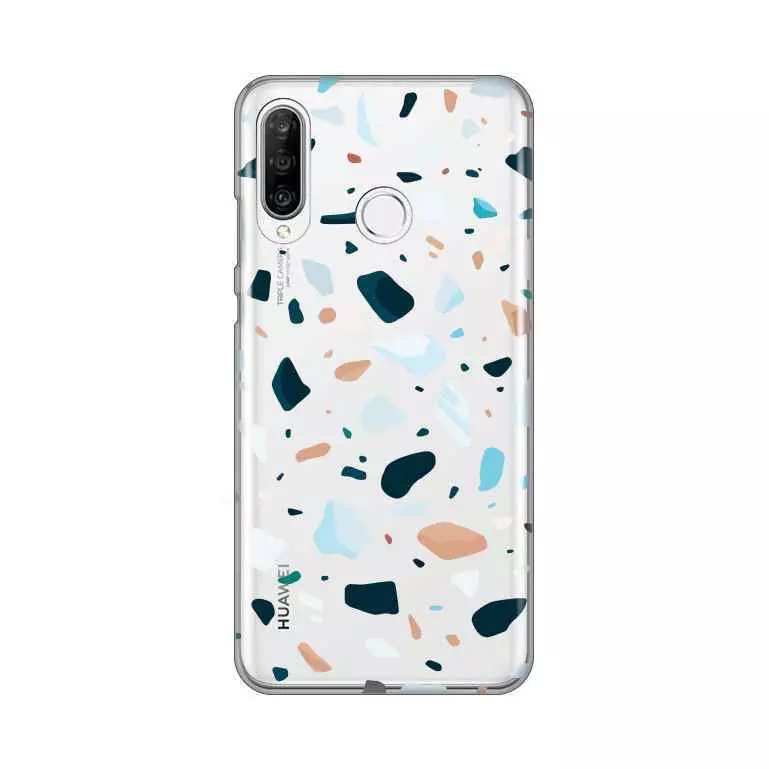 Maska silikon Print za Huawei P30 Lite Terazzo Pattern