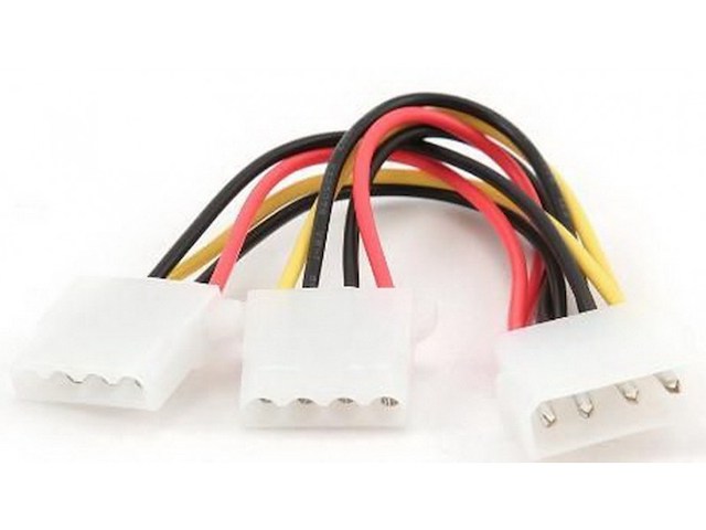 Kabal molex na 2 x molex 15cm