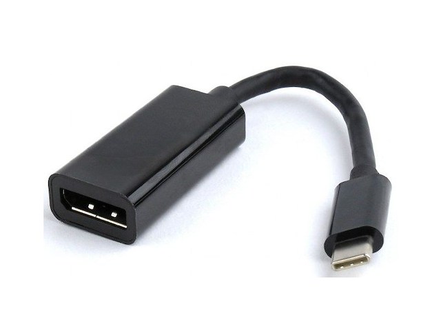 A-CM-DPF-01 Gembird USB-C to DisplayPort adapter, black A