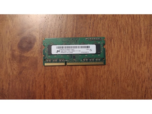 Ram memorija BR4 DDR3 Micron 4GB , 1600Mhz , PC3L