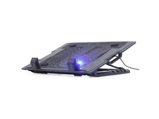 NBS-1F17T-01 Gembird hladnjak za laptop, 17inc 150mm Fan, USB, 370x265mm, Ergo Stand A