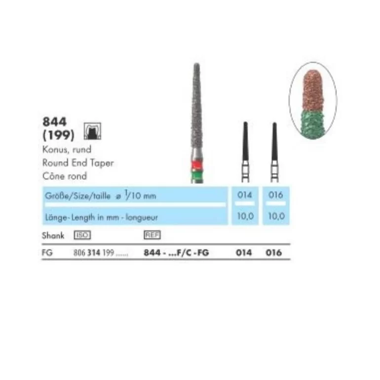 DIJAMANTSKI BORER ZA BRUŠENJE 844 F/C