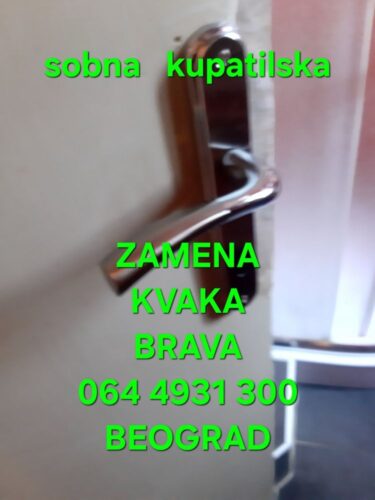 Kvake.064 4931 300 Zamena Majstor Neša