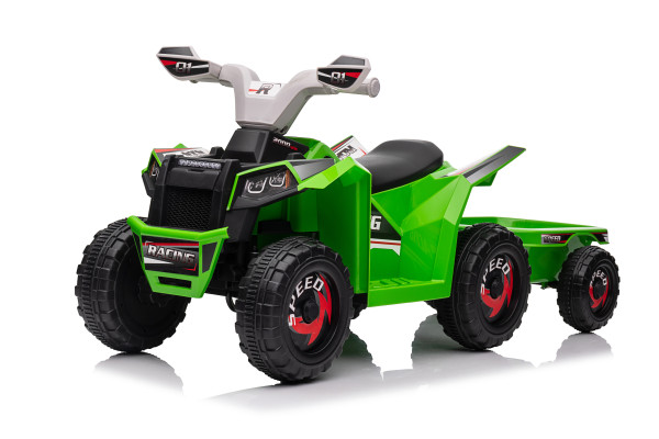 ATV NA BATERIJE SA PRIKOLICOM ZELENI TS-039