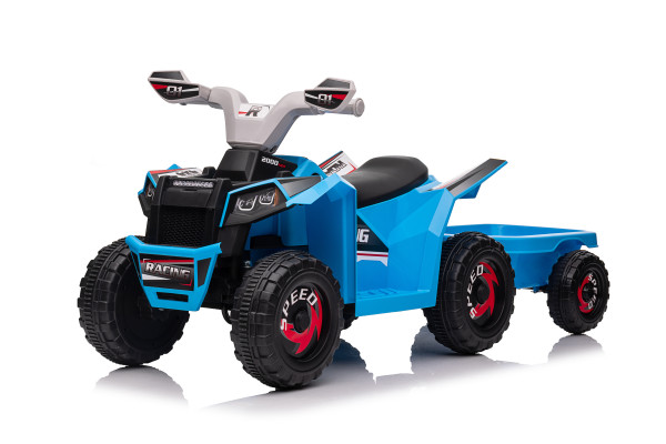 ATV na baterije sa prikolicom Plavi TS-039