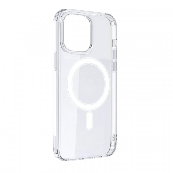Maska Berlia Clear Magsafe Premium za iPhone 15 Pro Max transparent