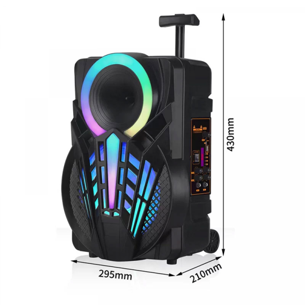 Bluetooth zvucnik Karaoke set sa mikrofonom NDR-P08 crni