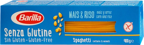 Barilla
Špagete bez glutena, 0,4 kg