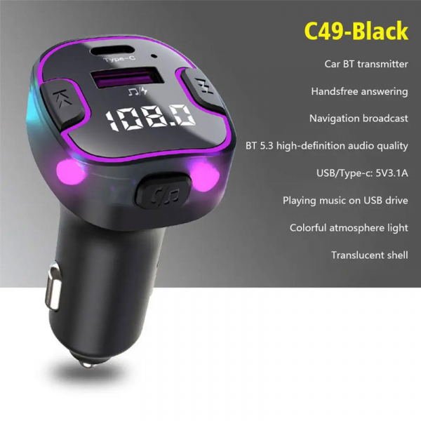 Bluetooth FM Transmiter C49
