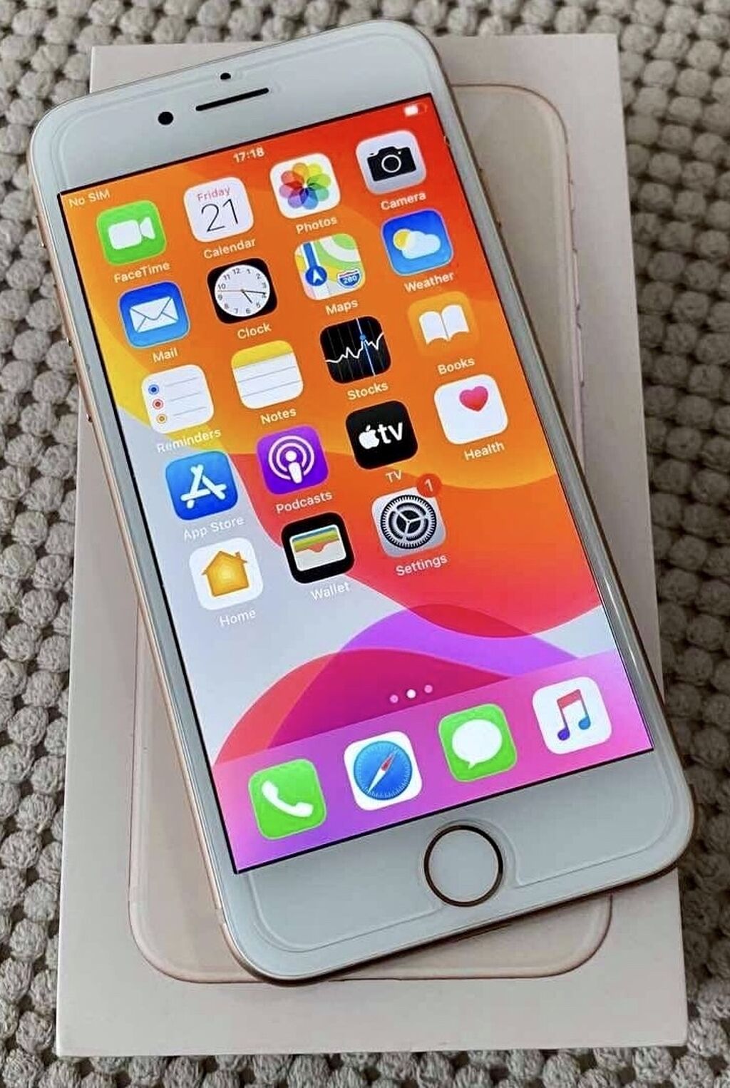 Apple iPhone iPhone 8, 64 GB, Rose Gold, Otisak prsta