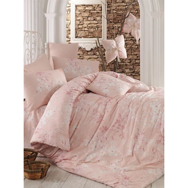 L`ESSENTIEL MAISON Ranforce posteljina 240x220 cm Elena Pink