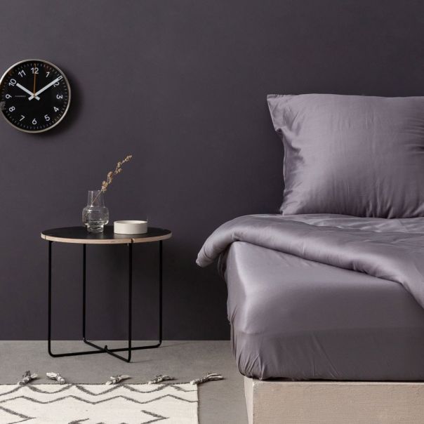 L`ESSENTIEL MAISON Satenska posteljina 260x220 cm De Dark Grey