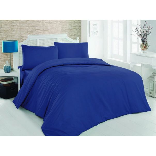 L`ESSENTIEL MAISON Ranforce posteljina 240x220 cm Dark Blue
