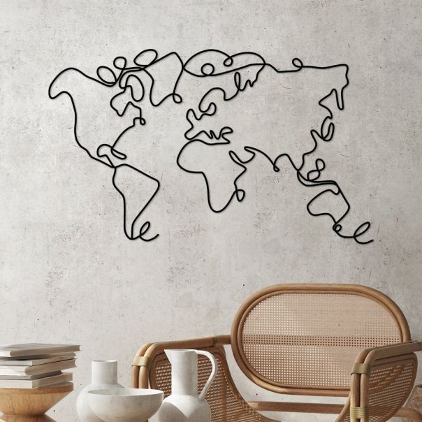 WALLXPERT Zidna dekoracija World Map 1