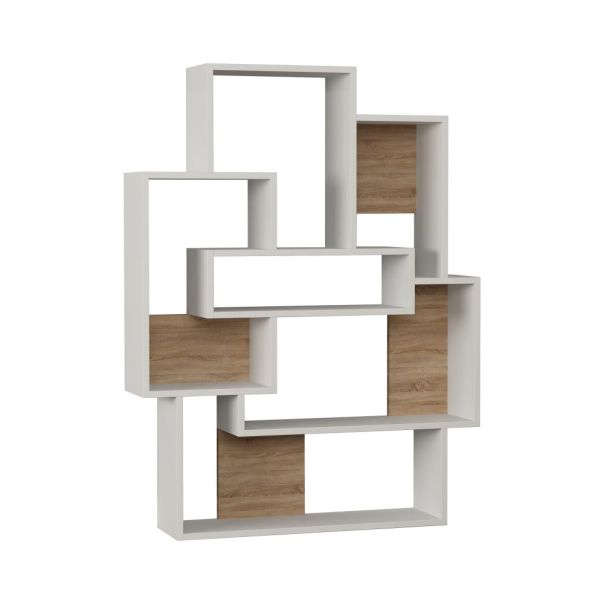 HANAH HOME Polica za knjige Barce White Oak