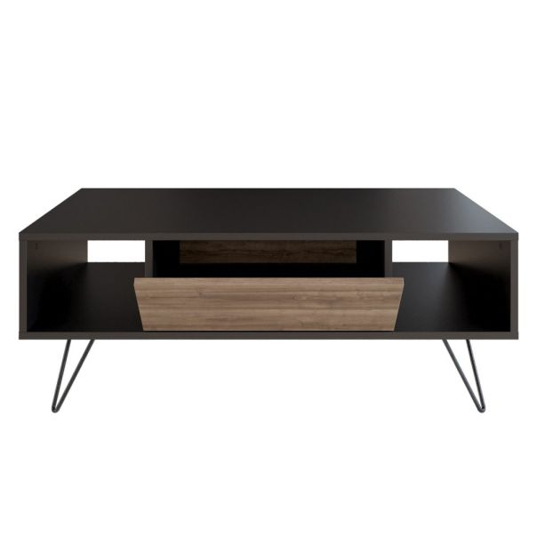 HANAH HOME Sto za dnevnu sobu Mistico Black Walnut