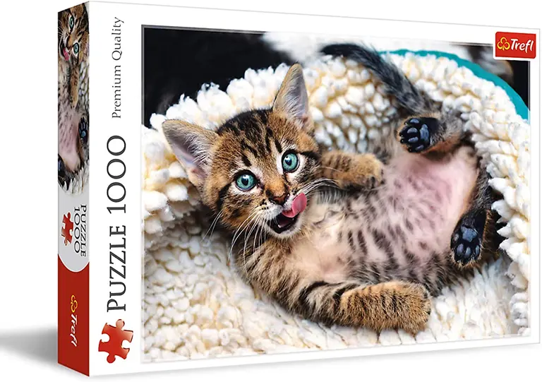 Trefl Puzzle 1000 - Cheerful kitten