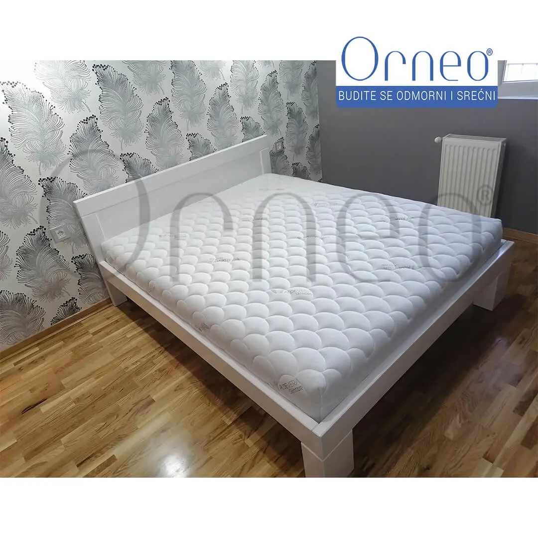 Krevet Monaco u beloj boji + dušek Casper 160×200
